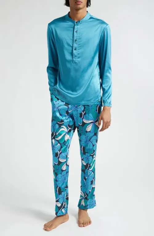 TOM FORD Floral Stretch Silk Pajama Pants