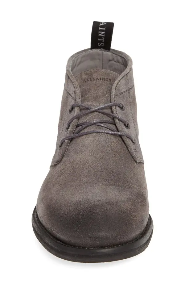 Allsaints Huxley Chukka Boot In Charcoal Grey - 50% Off 