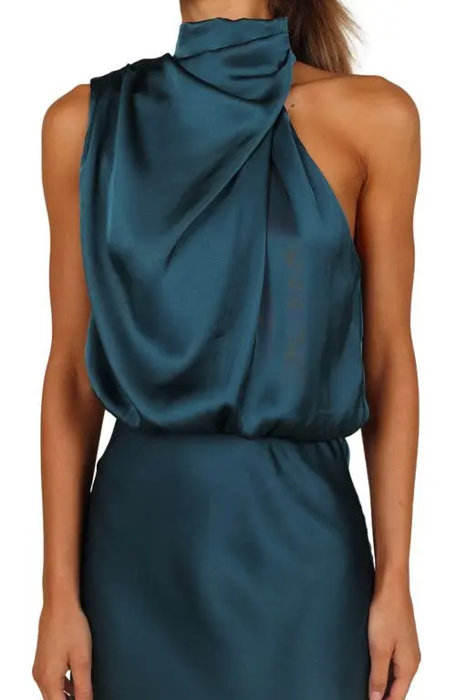 PETAL & PUP Annabelle Satin Midi Dress