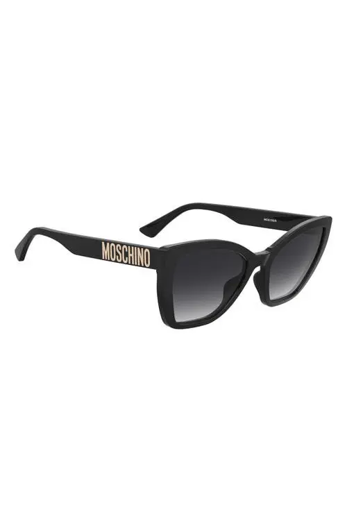 Moschino 55mm Gradient Cat Eye Sunglasses