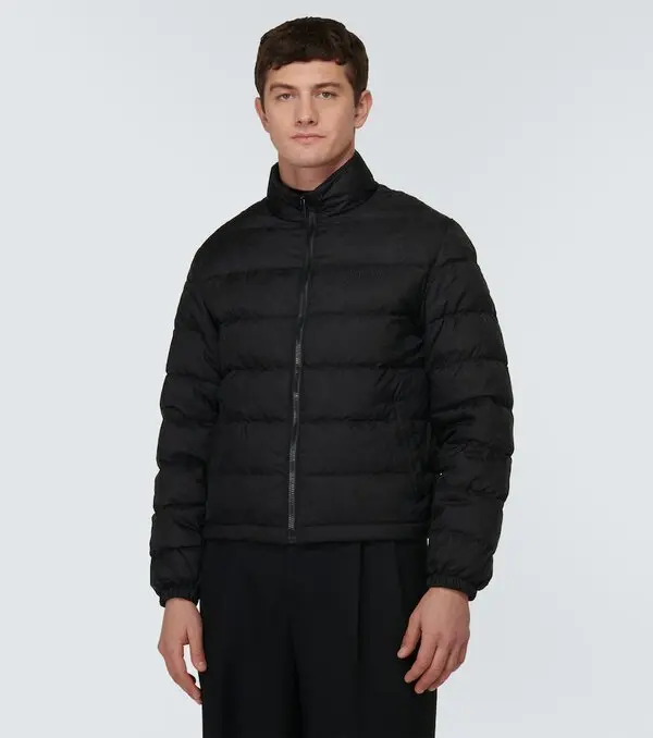 Buy Versace Barocco Jacquard Puffer Jacket Black At 40% Off