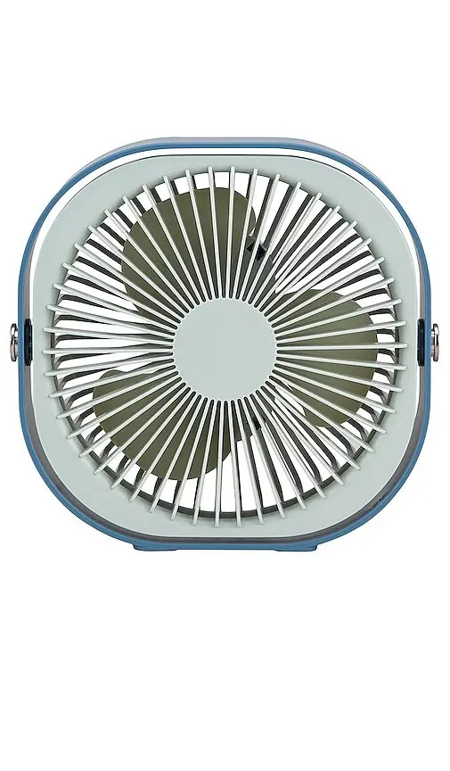 PRINTWORKS Fantastic Table Fan In Blue - Petrol
