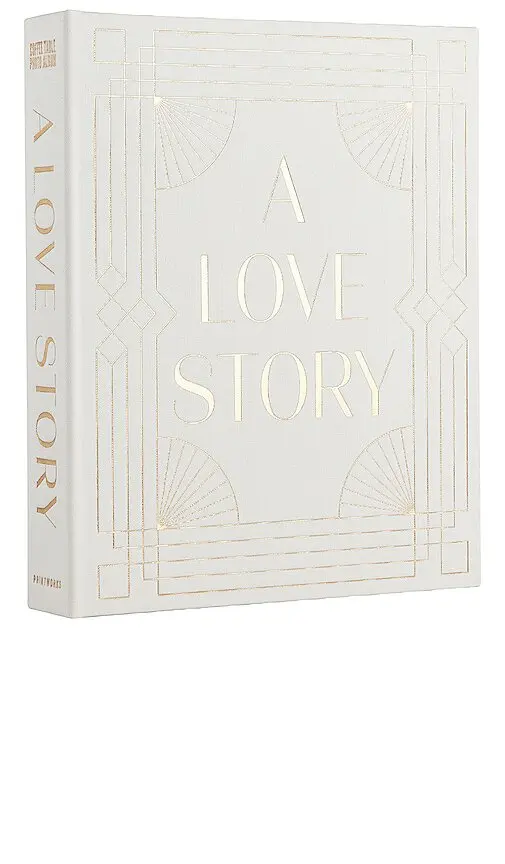 PRINTWORKS A Love Story Wedding Album - White
