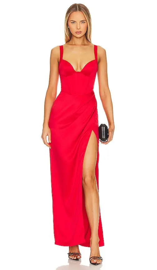 Nbd Elodie Maxi Dress - Red