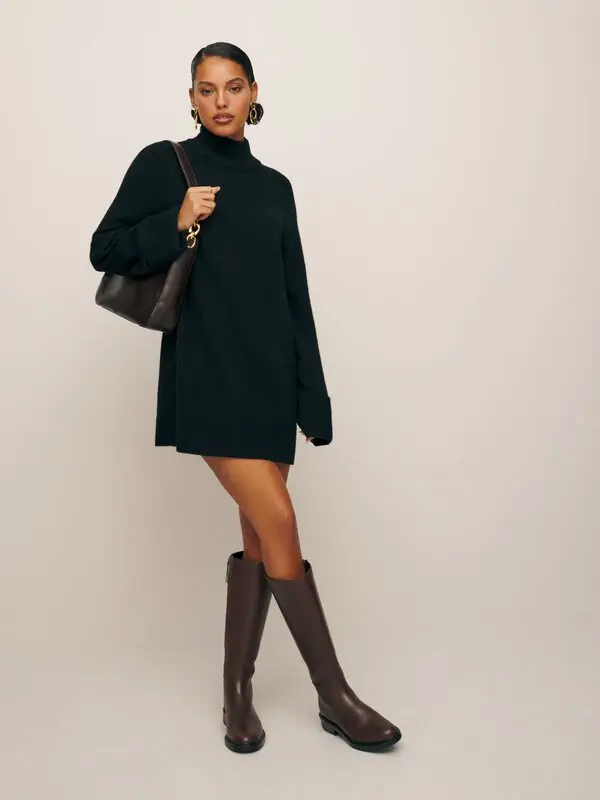 REFORMATION Tate Regenerative Wool Sweater Dress
