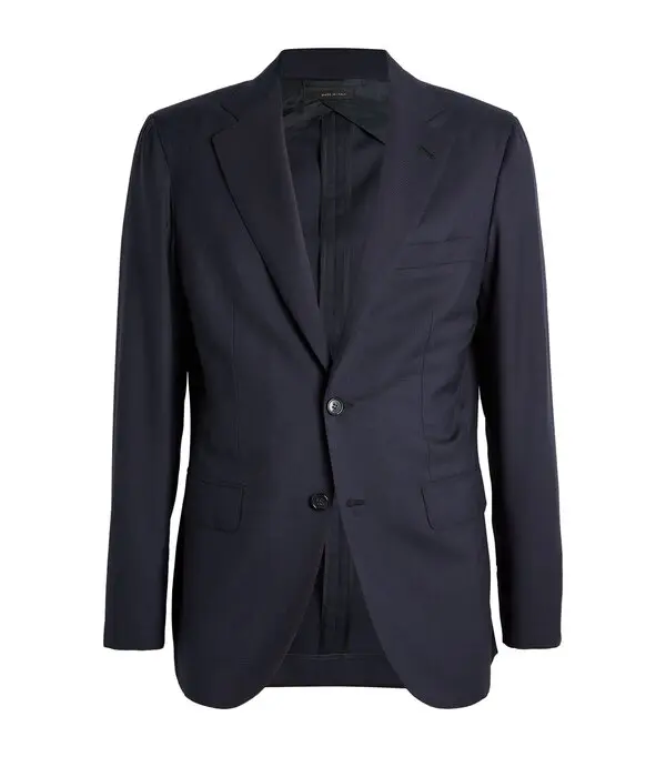 Brioni Wool-silk Plume Blazer