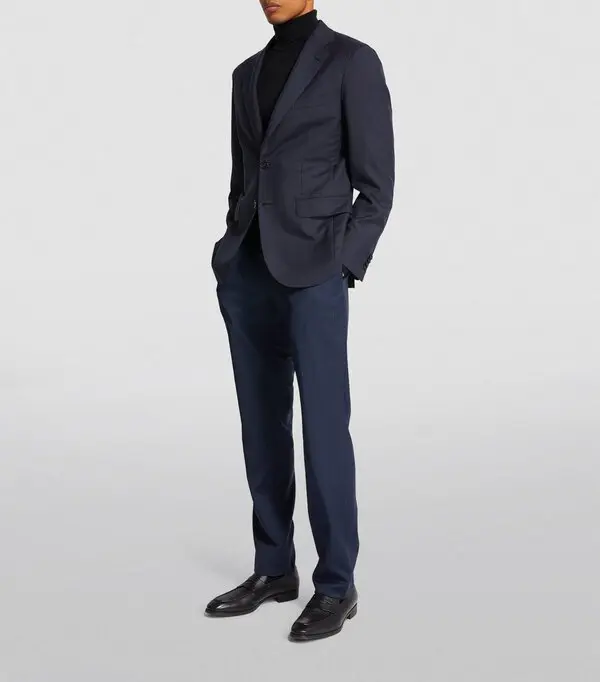 Brioni Wool-silk Plume Blazer