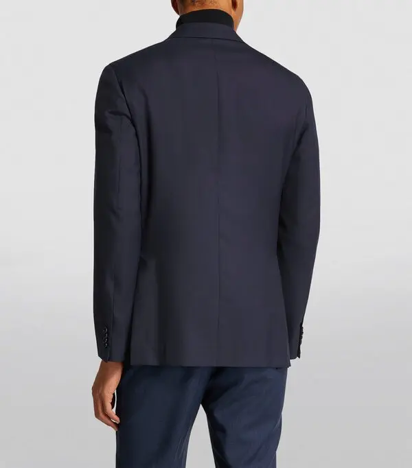 Brioni Wool-silk Plume Blazer