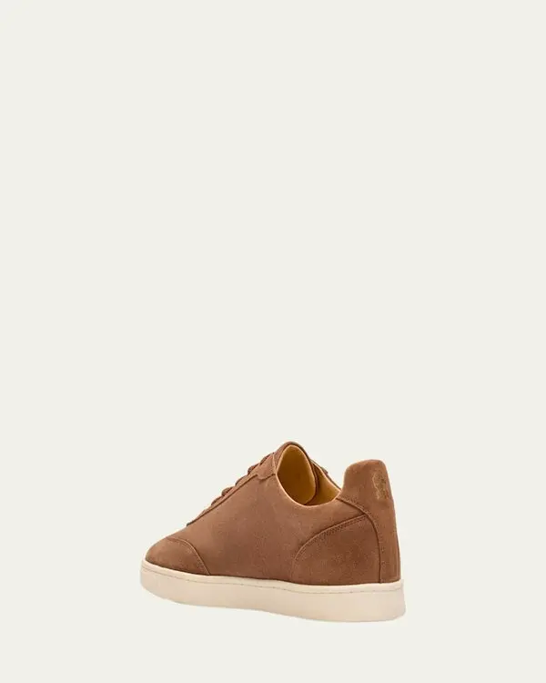 Brunello Cucinelli Suede T-toe Sneakers - Brown