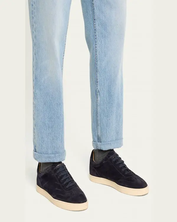 Brunello Cucinelli Suede T-toe Sneakers