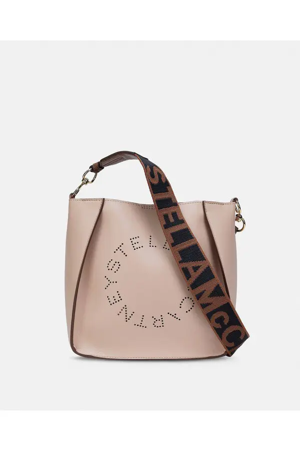Stella McCartney Stella Logo Shoulder Bag - Black