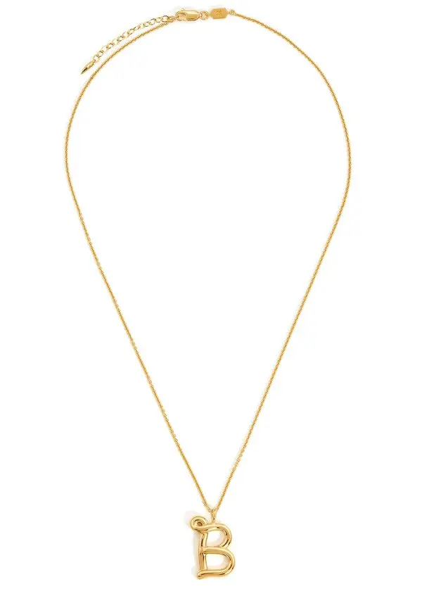 MISSOMA Initial 18kt -plated Necklace - Gold