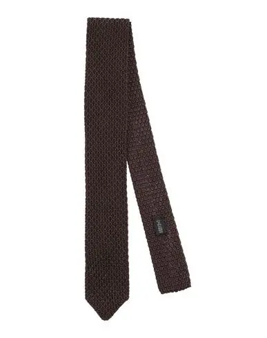 Caruso Silk Neck Tie - Brown