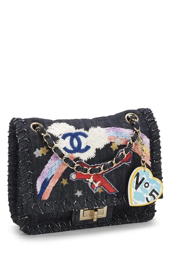 Chanel Denim Night Flight Square 2.55 Reissue Flap
