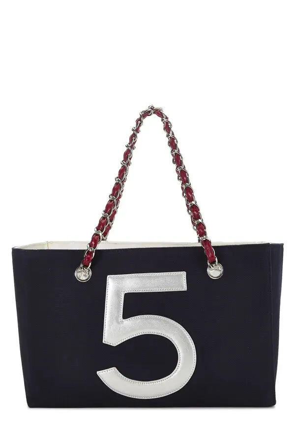 Chanel Canvas No. 5 Shopping Tote