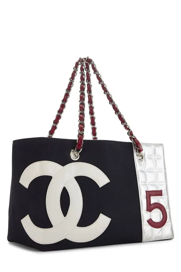 Chanel Canvas No. 5 Shopping Tote