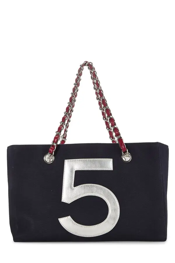 Chanel Canvas No. 5 Shopping Tote