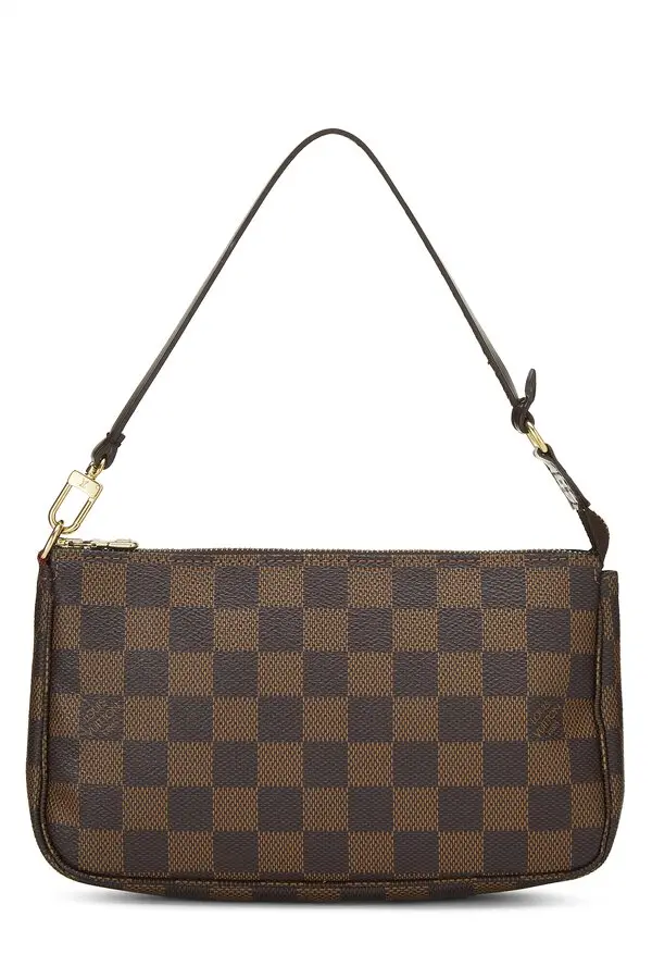 LOUIS VUITTON Damier Ebene Pochette Accessoires - Brown
