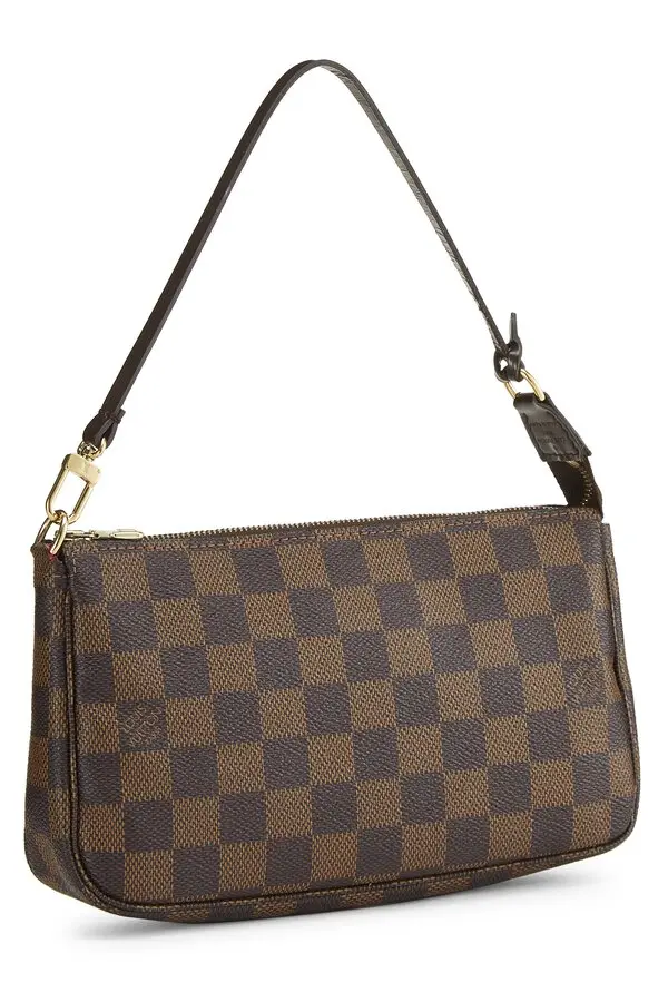LOUIS VUITTON Damier Ebene Pochette Accessoires - Brown