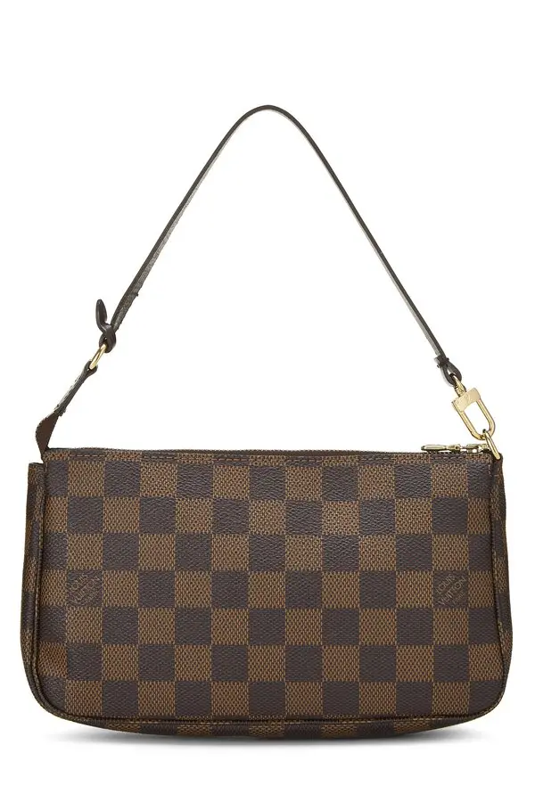 LOUIS VUITTON Damier Ebene Pochette Accessoires - Brown