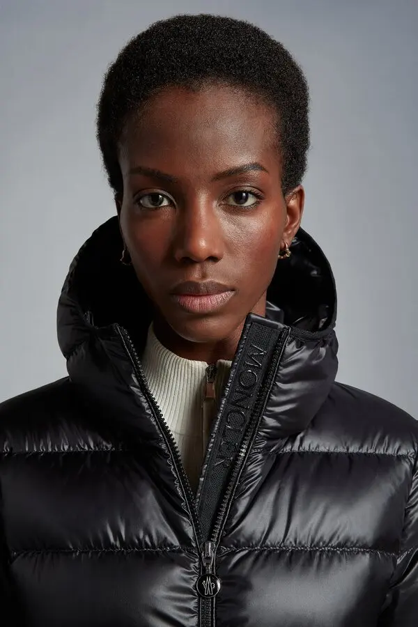 Moncler Glements Mid-length Down Jacket - Black