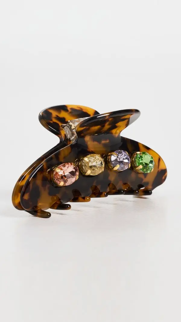 Lele Sadoughi Large Crystal Claw Clip