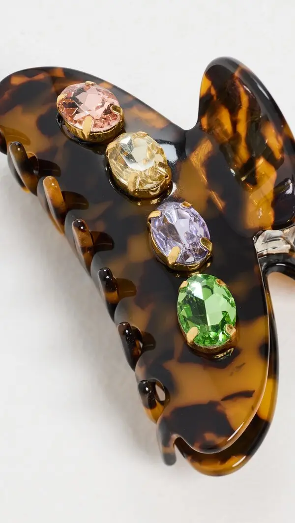 Lele Sadoughi Large Crystal Claw Clip