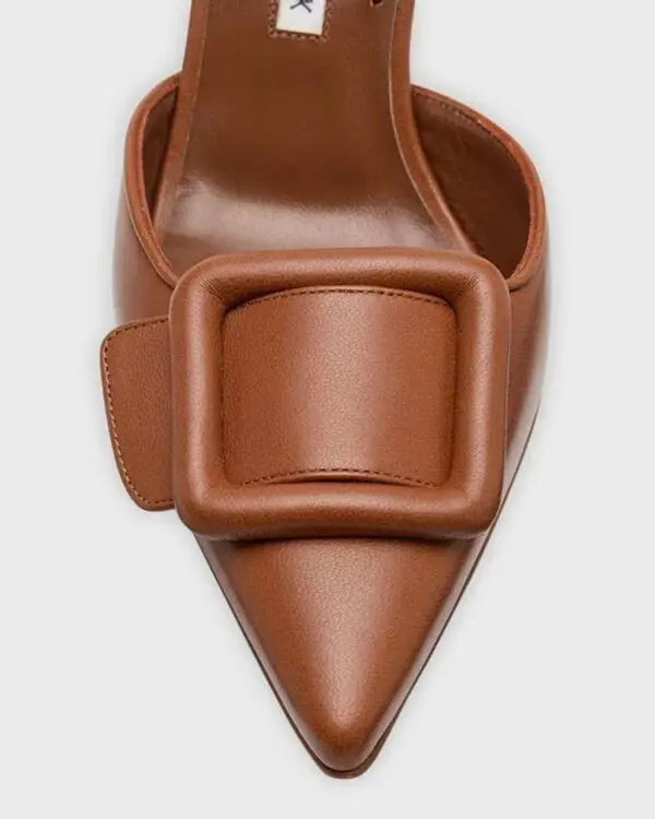 Manolo Blahnik Maysli Pumps - Brown