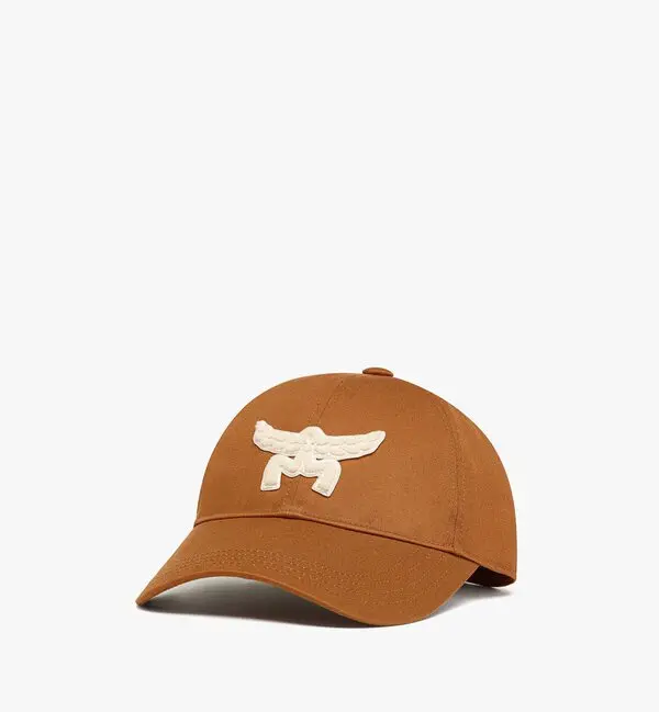 Mcm Essential Logo Cap - Cognac
