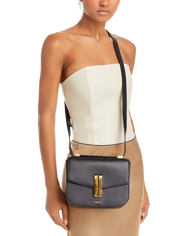 DEMELLIER Vancouver Leather Crossbody Bag - Mocha