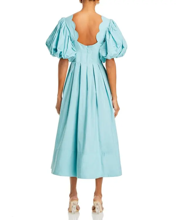 knee length dresses for ladies Farm Rio Sicily Organic Cotton Midi Dress main image 1