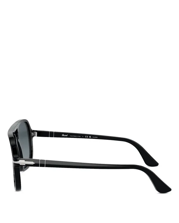 Persol Aviator Sunglasses - Black/blue Polarized Gradient
