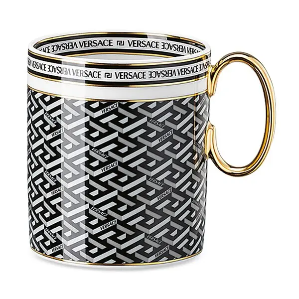Versace La Greca Signature Mug - Black