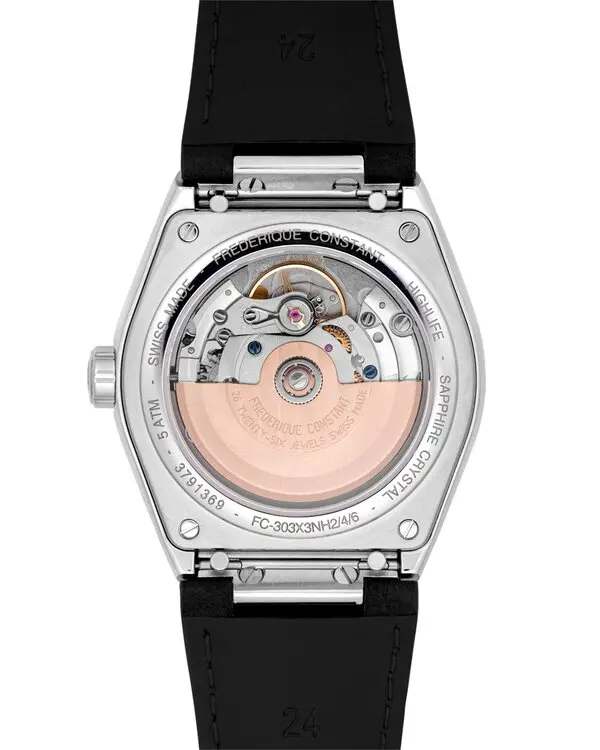 FREDERIQUE CONSTANT Highlife Automatic Cosc Watch With Interchangeable Strap, 39mm - Black/silver