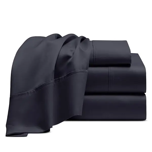 Donna Karan New York Luxe 700-thread Count Egyptian Cotton Sheet Set, King - Black