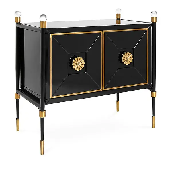 Jonathan Adler Rider Small Cabinet - Black