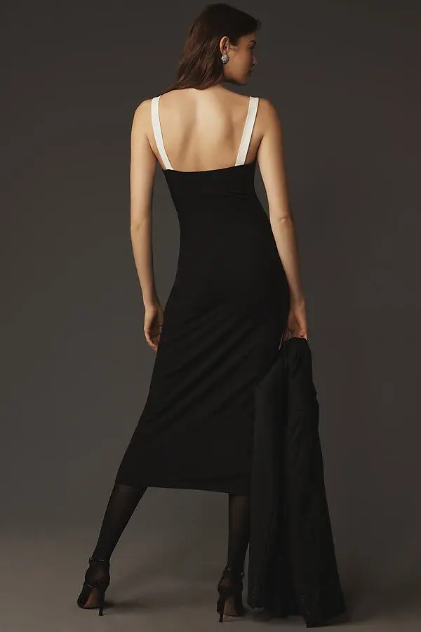 reformation nelle knit midi dress Reformation Nelle Knit Midi Dress In Chianti - 50% Off
