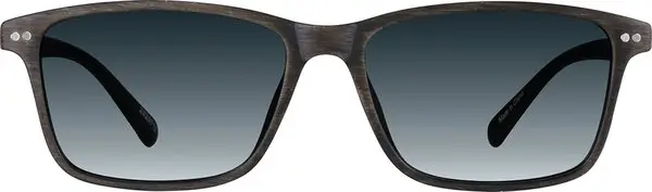 Zenni Rectangle Full Rim Universal Bridge Fit Frame - Brown