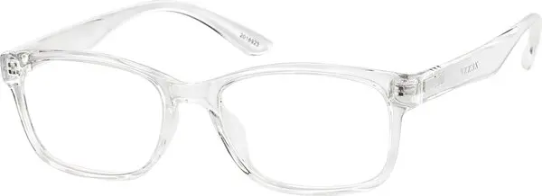 Zenni Rectangle Full Rim Frame - Clear