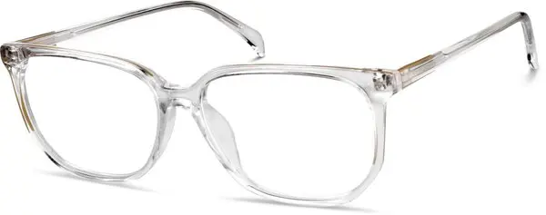 Zenni Rectangle Full Rim Eyeglasses - Clear