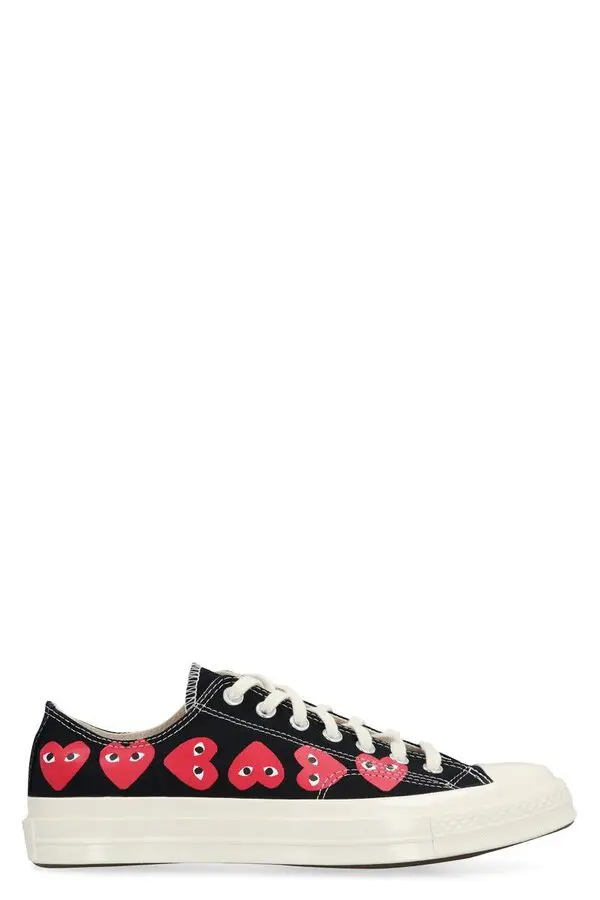 Play Comme Des Garcon Converse X Chuck 70 Low-top Sneakers - Black