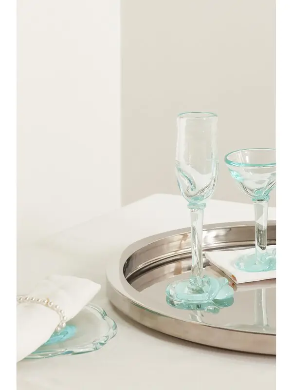 Completedworks Thaw Recycled-glass Champagne Flute