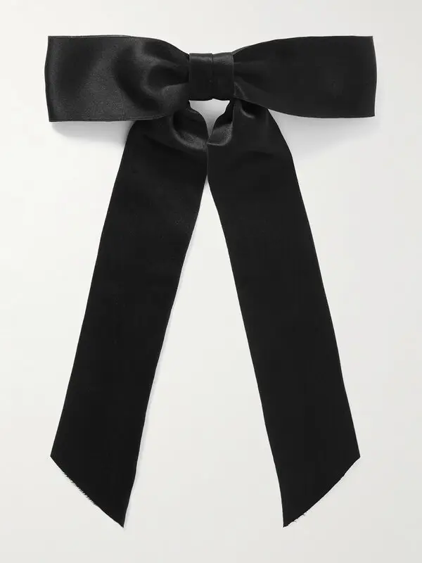 JENNIFER BEHR Virginia Silk-satin Bow Hair Clip