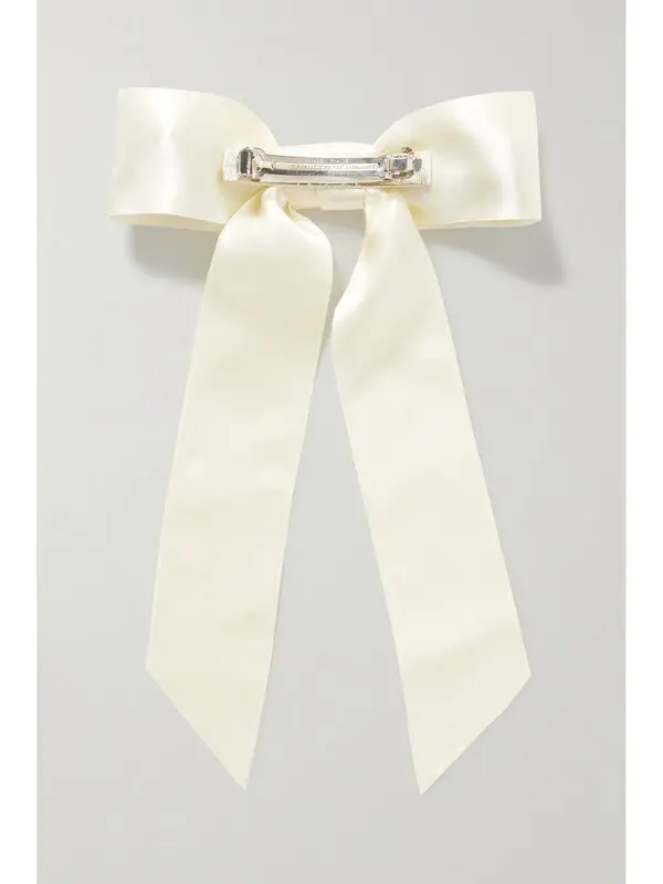 JENNIFER BEHR Virginia Silk-satin Bow Hair Clip