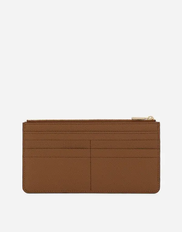Dolce & Gabbana Large Card Holder With Tag - Brown