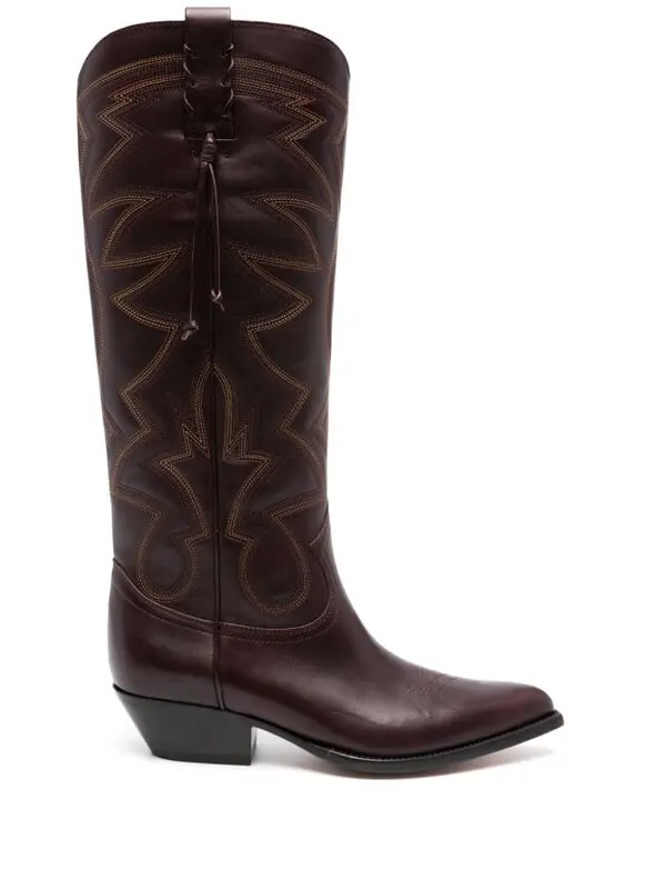 BUTTERO® Flee Western-style Knee-high Boots