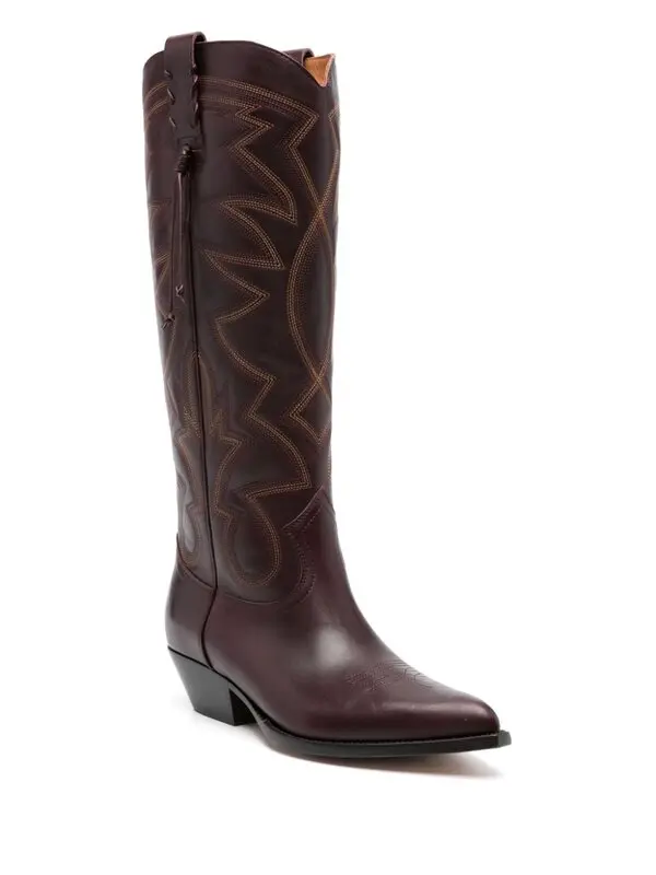 BUTTERO® Flee Western-style Knee-high Boots