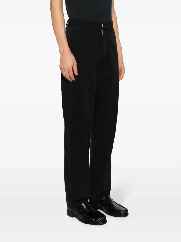 AWAKE NY Logo-embroidered Straight-leg Jeans