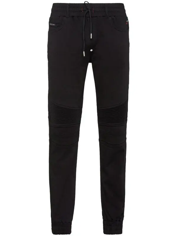 Philipp Plein Mid-rise Slim-fit Jeans - Black