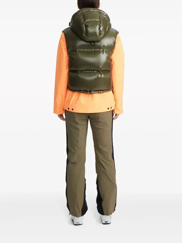 Aztech Mountain Snowbird Padded Hooded Vest - Green
